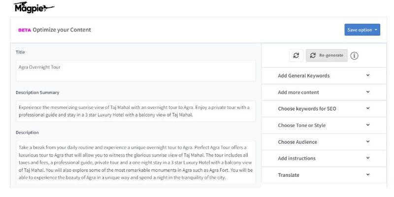 Magpie launches new tool for tour operators built on ChatGPT | PhocusWire